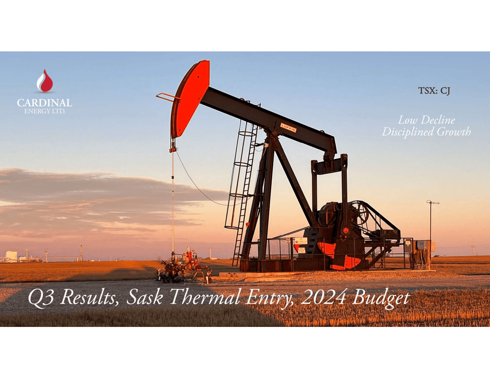 Cardinal Energy (CJ) Investor Relations Material