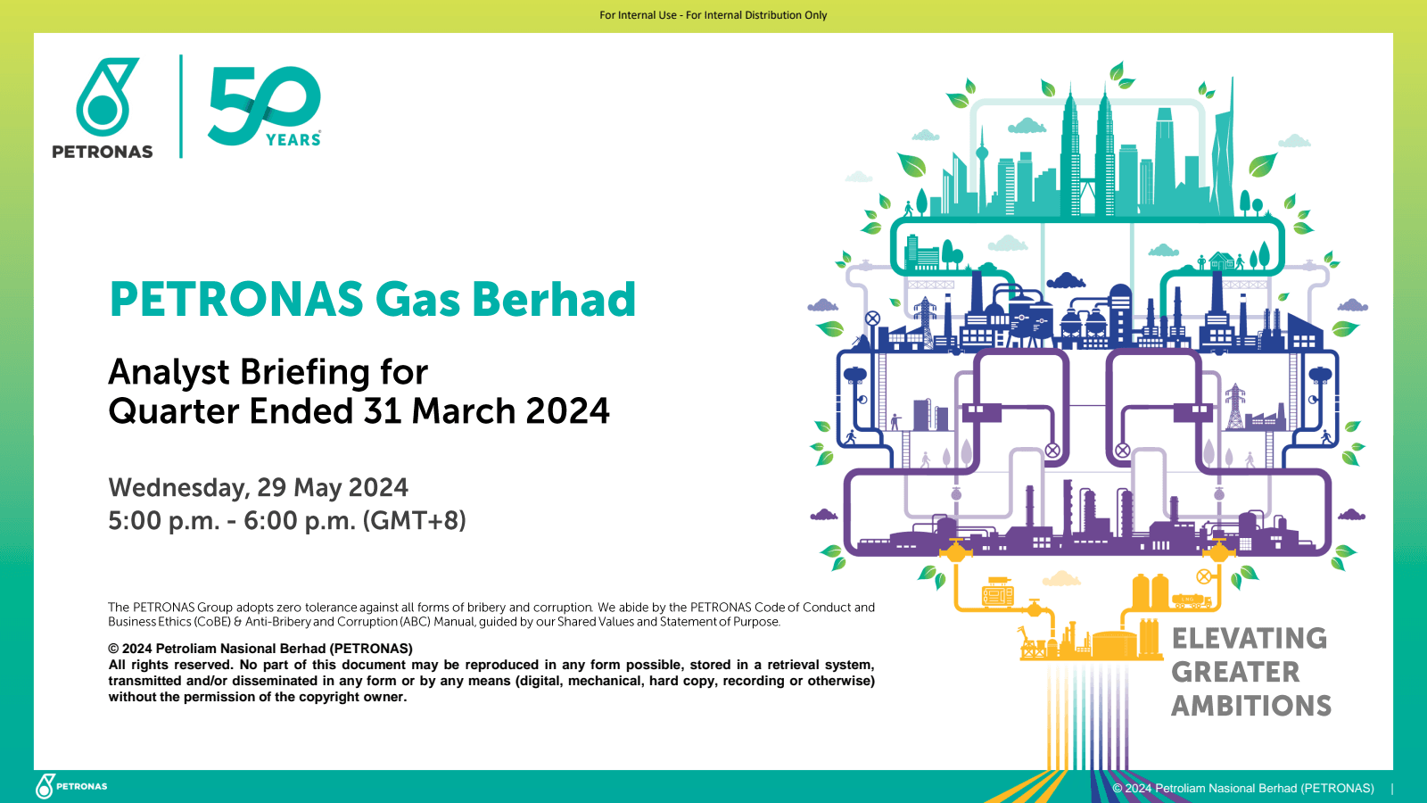 PETRONAS Gas Berhad (6033) Investor Relations Material